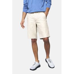 Stoffhose MEYER "M5 Short 1-6027", Herren, Gr. 30, L&auml;nge 32, beige, 100% Leinen, unifarben, regular fit kurz, Hosen Stoffhose, aus Leinen