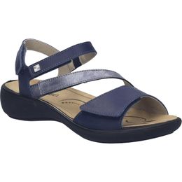 Sandale Josef Seibel "Ibiza 02, ocean", Damen, Gr. 35, blau (ocean), Obermaterial: 100% Rindsleder Leather cow., Schuhe Sandale