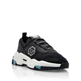 Laufschuh Philipp Plein "Predator", Damen, Gr. 46, Normalschaft, 24, navy, Schuhe Laufschuh