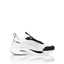 Laufschuh Plein Sport "L&auml;ufer Sneaker", Damen, Gr. 35, Normalschaft, schwarz-wei&szlig; (0102, wei&szlig;, schwarz), Schuhe Laufschuh