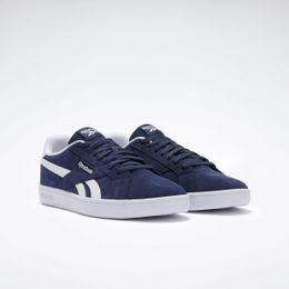 Sneaker Reebok CLASSIC "REEBOK COURT RETRO", Damen, Gr. 38,5, wei&szlig; (vectornavy, schwarz, ftwrwei&szlig;), Synthetik, Textil, Schuhe Sneaker
