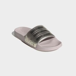 Badesandale adidas Sportswear "SHOWER ADILETTE", Herren, Gr. 39, ice lila, ice gold metallic, ice gold metallic, Synthetik, Schuhe, Badelatschen