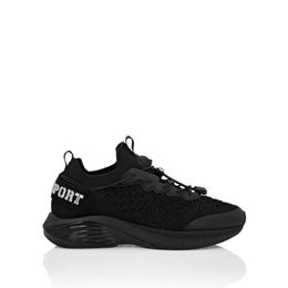 Laufschuh Plein Sport "L&auml;ufer", Damen, Gr. 35, Normalschaft, schwarz (02, schwarz), Schuhe Laufschuh