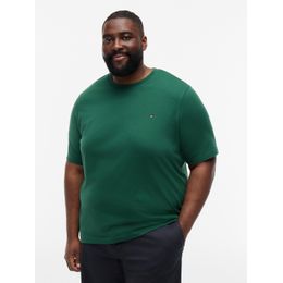 Tommy Hilfiger Big & Tall T-Shirt "BT-ESS SEASONAL REGULAR SOLID", Herren, Gr. 4XL, street gr&uuml;n, Single Jersey, Obermaterial: 100% Baumwolle, TOMMY HILFIGER BIG & TALL, regular fit normal, Rundhals, eingesetzt abgesteppte Kante, Shirts T-Shirt, Gro&szlig;e Gr&ouml;&szlig;en