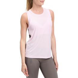 Lauftop Energetics "DA.-TANK-SHIRT SL W", Damen, Gr. L, pink light, anthracit, Web, Obermaterial: 100% Polyester, unifarben, regular fit taillenbedeckt, Rundhals, Tops, Regular fit, ohne &Auml;rmel, mit Tr&auml;ger, ohne Tasche, ohne Kapuze