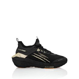 Laufschuh Plein Sport "L&auml;ufer Sneaker", Damen, Gr. 35, Normalschaft, schwarz (0293, schwarz, lightgold), Schuhe Laufschuh