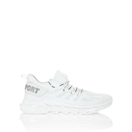 Laufschuh Plein Sport "Runner Sneaker", Damen, Gr. 43, Normalschaft, wei&szlig; (01, wei&szlig;), Schuhe Laufschuh