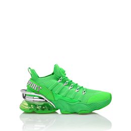 Laufschuh Plein Sport "Tiger Attack//Gen.x.4", Damen, Gr. 35, Normalschaft, gr&uuml;n (27, acidgr&uuml;n), Schuhe Laufschuh