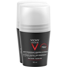 L'Or&eacute;al Vichy Homme Deo Roll-on Antitranspirant 72h Doppelpackung 2x50ml 2X50 ml