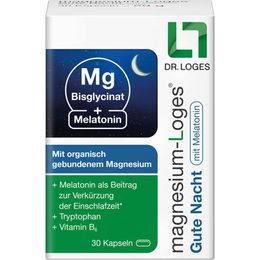 Dr. Loges + Co. GmbH MAGNESIUM-LOGES Gute Nacht mit Melatonin Kapseln 30 St