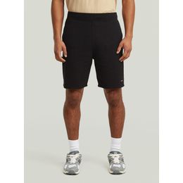 G-Star Raw Trainingsshorts G-STAR "Structured Jersey Short", Herren, Gr. XL, schwarz (dk schwarz), Obermaterial: 64% Polyester, 34% Baumwolle, 2% Elasthan, Hosen