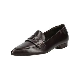 Slipper Paul Green "Paul Green Ballerinas Glattleder", Damen, Gr. 37,5, mocca, Glattleder, Schuhe Slipper