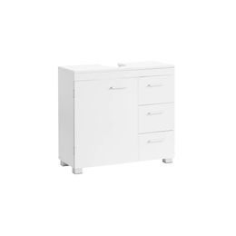 M&ouml;bel Kraft Waschbeckenunterschrank wei&szlig; Ma&szlig;e (cm): B: 70 H: 64 &raquo; M&ouml;bel Kraft