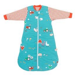 Babyschlafsack SCHLUMMERSACK "Schlafsack ohne F&uuml;&szlig;en 3.5 Tog" Gr. 150, blau, Schlafs&auml;cke, Baby, L: 150cm, Obermaterial: 100% Baumwolle CO(Bio)., L:150cm