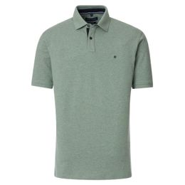 Poloshirt Casamoda "Casamoda Polo-Shirt uni", Herren, Gr. L, t&uuml;rkisgr&uuml;n 378, 95% Baumwolle, 5% Elasthan, Shirts