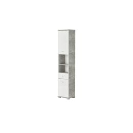 Primo Hochschrank grau Ma&szlig;e (cm): B: 38 H: 190 T: 30.0 &raquo; M&ouml;bel Kraft