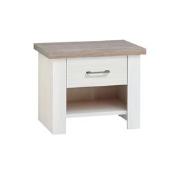 M&ouml;bel Kraft Nachtkommode wei&szlig; Ma&szlig;e (cm): B: 51 H: 46 T: 43.0 &raquo; M&ouml;bel Kraft