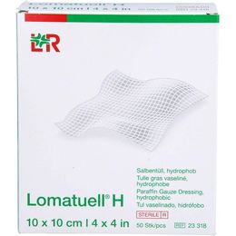 Lomatuell H Salbent&uuml;ll 10x10 cm steril 50 St