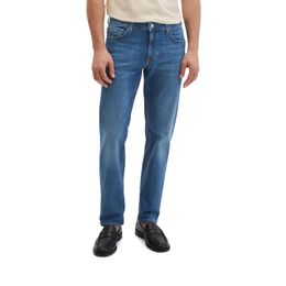 Marc O'Polo Regular-fit-Jeans MARC O'POLO "aus Bio-Baumwolle-Mix", Herren, Gr. 32, L&auml;nge 32, dunkelblau, Obermaterial: 86% Baumwolle, 12% Polyester, 2% Elasthan, unifarben, regular fit normal, Jeans