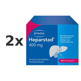STADA 2x Heparstad Artischocken Kapseln 100 St