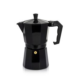 Karl Kr&uuml;ger Espressokocher Italiano f. 3 Tassen Nero