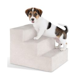 TecTake&reg; Haustiertreppe, f&uuml;r Hunde und Katzen, Belastbarkeit 50 kg, pflegeleicht, 37 x 45 x 34,5 cm