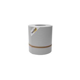 zaun zu&reg; Sichtschutzstreifen Rille Maxi Rolle f&uuml;r Doppelstabmatten 24cm hoch Lichtgrau 26m