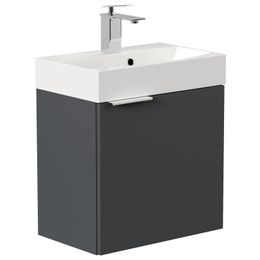 Posseik G&auml;ste WC Badm&ouml;bel Cubi Slimline 50cm SoftClose in versch. Ausf&uuml;hrungen