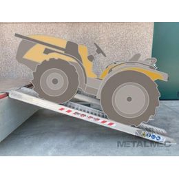 Metalmec Verladerampen M125/40 - 125x360x3985 mm / mit R&auml;nder