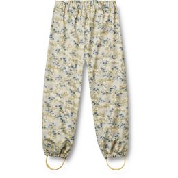 Stoffhose Wheat "Wheat Rainwear Olo Trousers", M&auml;dchen, Gr. 98, Normalgr&ouml;&szlig;en, bunt (meadow lake), 55% Polyester, 45% Polyurethan, normal, Hosen Stoffhose