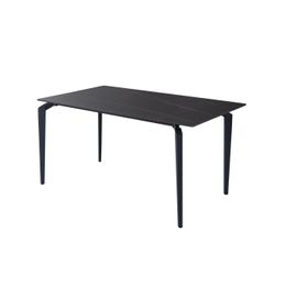 MCA Tisch Fremont Keramik schwarz ca. 140x76x80 cm Schwarz