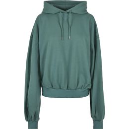 Sweatshirt Urban Classics "Urban Classics Damen Ladies Organic Oversized Terry Hoody", Damen, Gr. XS/S, paleleaf, 100% Baumwolle, unifarben, Sweatshirts Sweatshirt