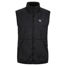 Funktionsweste Ziener "NARIO-Z vest man", Herren, Gr. 46, schwarz, Obermaterial: 100% Polyester. Obermaterial 2: 84% Polyester, 16% Elasthan. Futter: 100% Polyester. Wattierung: 100% Polyester, Westen Funktionsweste