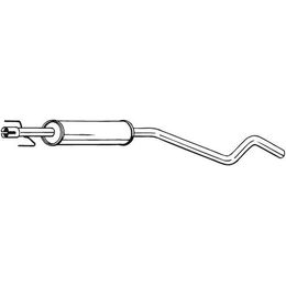 BOSAL Mittelschalld&auml;mpfer 286475 f&uuml;r Vaughall