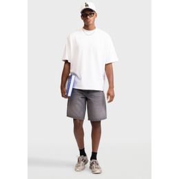 REDEFINED REBEL EST. 2013 Shorts REDEFINED REBEL "Redefined Rebel Shorts RRValencia Shorts LOOSE FIT", Herren, Gr. L, Normalgr&ouml;&szlig;en, grau, Web, 75% Baumwolle / 20% Polyester / 5% Viskose, Hosen Shorts