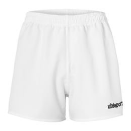 Shorts Uhlsport "Shorts RUGBY", Herren, Gr. L, US, wei&szlig;, Obermaterial: 100% Polyester PES., Hosen Shorts