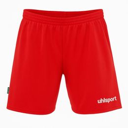 Shorts Uhlsport "Shorts Center Basic Shorts FTP Women", Herren, Gr. L, US, rot, Obermaterial: 100% Polyester Pol. recyc.., Hosen Shorts