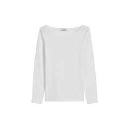 Marc O'Polo Longsleeve MARC O'POLO "Longsleeve T-Shirt longsleeve 1er Pack", Damen, Gr. L, wei&szlig;, Obermaterial: 100% Baumwolle CO., Shirts