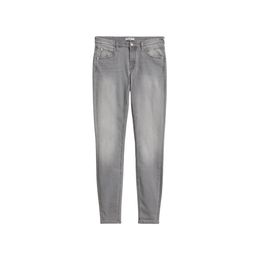 Marc O'Polo Slim-fit-Jeans MARC O'POLO DENIM "aus Organic Cotton-Mix", Damen, Gr. 25, L&auml;nge 34, grau (light grau), Obermaterial: 92% Baumwolle, 6% Elastomultiester, 2% Elasthan, unifarben, slim fit normal, Jeans Slim-fit-Jeans