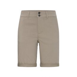Chinoshorts oxmo "Chinoshorts OXKeily", Damen, Gr. 38, N-Gr, braun (roasted cashew), Obermaterial: 75% Viskose CV. 21% Nylon NY. 4% Elasthan EL., Hosen Chinoshorts