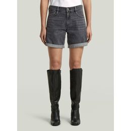 G-Star Raw Shorts G-STAR "Judee Shorts", Damen, Gr. 32, worn in diorite grau, Obermaterial: 100% Baumwolle, Hosen Shorts