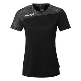 Trainingsshirt Kempa "Trainings-T-Shirt Athletics 29 Women", Damen, Gr. XS, schwarz, Obermaterial: 100% Polyester Pol. recyc.., Shirts