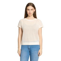 Stricktop Betty Barclay "Damen ohne Arm", Damen, Gr. 36, rohwei&szlig;, Strick, Obermaterial: 50% Baumwolle, 50% Polyacryl, l&auml;ssig geschnitten normal, Rundhals, Tops Stricktop