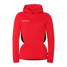 Trainingsjacke Uhlsport "Trainingsjacke Equipe 29 Multi Hood Women", Damen, Gr. L, rot (rot, wei&szlig;, schwarz), Obermaterial: 100% Polyester Pol. recyc.., Jacken Trainingsjacke