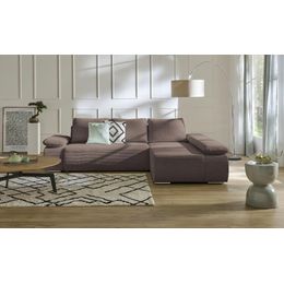 switch Ecksofa Soft braun Ma&szlig;e (cm): B: 282 H: 84 T: 182.0 Sofas > Sofas nach Material > Stoffsofas &raquo; Sofa DE