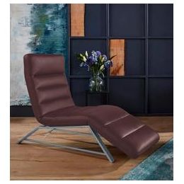 Relaxliege W.Schillig "daily dreams", braun (mocca z69), B:75cm H:91cm T:170cm, Longlife Xtra-Leder Z59: Glattleder mit modischer Pr&auml;gung. Hautst&auml;rke 0, 9 - 1, 1 mm;Longlife Xtra-Leder Z69: Das feinnarbige, gedeckte Softleder Z69 besticht durch seine au&szlig;ergew&ouml;hnliche Weichheit im trendigen &raquo;Vintage-Look&laquo;, Hautst&auml;rke 0, 9 - 1, 1 mm;Stoff S37 (100% Polyester), Sofas, Funktionsliege wahlweise mit Mot