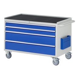 Rau Montagewagen XXL3.1, B1145xT650xH795mm, 4x Schublade-TA, MT-Top-25mm (05-XXL3.1A-MT.11)