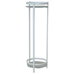 Beistelltisch, wei&szlig;, B:27cm H:86cm T:28cm, HOFMANN LIVING AND MORE, Tische, Beistelltisch, mit 2 Sicherheitsglasplatten