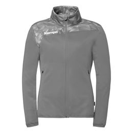 Trainingsjacke Kempa "Trainingsjacke Athletics 29 Poly Women", Damen, Gr. M, grau (steingrau), Obermaterial: 100% Polyester Pol. recyc.., Jacken Trainingsjacke