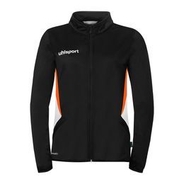 Trainingsjacke Uhlsport "Trainingsjacke Equipe 29 Classic Women", Damen, Gr. L, schwarz (schwarz, wei&szlig;, fluo orange), Obermaterial: 100% Polyester Pol. recyc.., Jacken Trainingsjacke